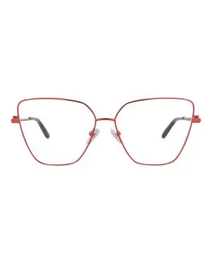 Balenciaga Cat Eyeframe Optical Frames - Red Red Transparent (bb0170o/30011327/004)