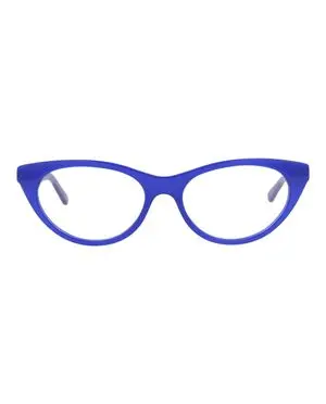 Balenciaga Acetate Cat Eye Optical Frames Blue Blue Transparent (bb0079o/30008399/003)