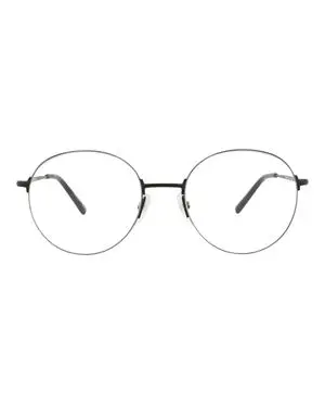 Balenciaga Round-frame Optical Frames - Black Black Transparent (bb0035o/30006640/001)
