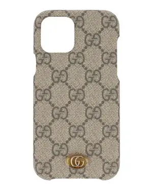 Gucci Gg Supreme Iphone 12/12 Pro Case - Beige