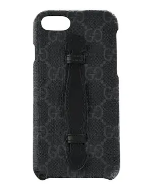 Gucci Gg Supreme Selleria Iphone 8 Case - Black