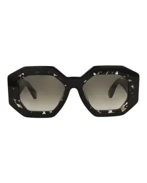 Philipp Plein Square-frame Acetate Sunglasses - Black Black Green (spp098m/53/0700)