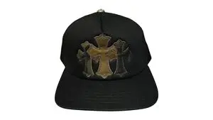 Chrome Hearts Cemetery Trucker Hat - Camo/black