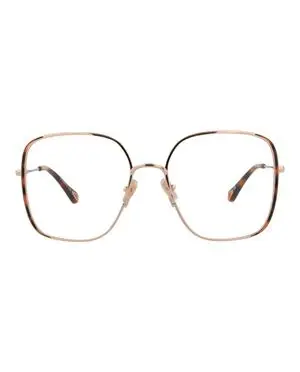 Chloé Square Metal Optical Frames Gold Gold Transparent (ch0038o/30009845/002)