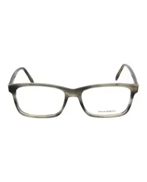 Alexander Mcqueen Grey Eyewear For Women