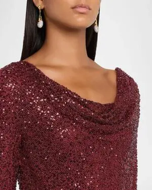 Simkhai Emmy Beaded Mini Dress - Dkpurp