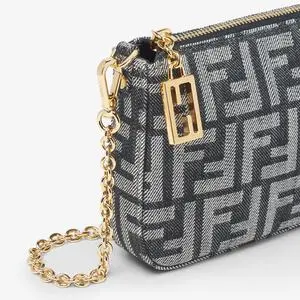 Fendi Baguette Pouch - Blue