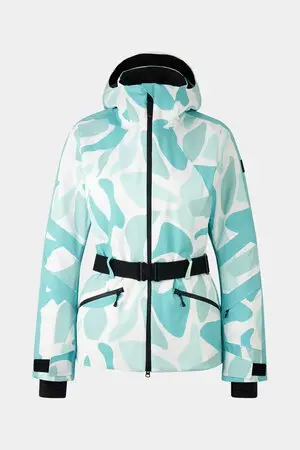 Bogner Moia Ski Jacket - Ice Blue/white