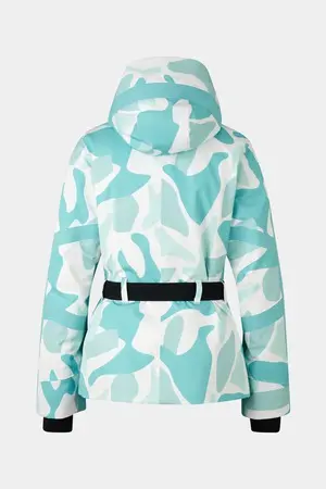 Bogner Moia Ski Jacket - Ice Blue/white