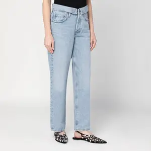 AGOLDE High-waisted Cotton Denim Jeans