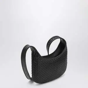 Bottega Veneta Small Veneto Intrecciato Bag - Black