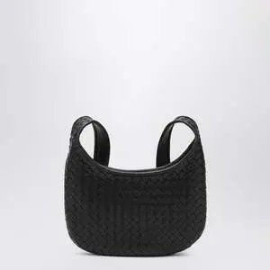 Bottega Veneta Small Veneto Intrecciato Bag - Black