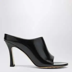 Bottega Veneta Leather Rana Mule - Black