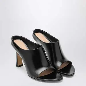 Bottega Veneta Leather Rana Mule - Black