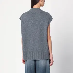 ROBERTO COLLINA Oversized Wool Vest
