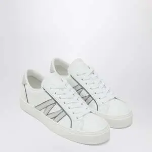 Moncler Monaco 2 Leather Low Top Sneakers