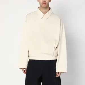 ENTIRE STUDIOS Ivory Shirt In Cotton - White