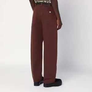 Stone Island Cotton Blend Trousers