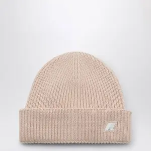 K-WAY Brice Wool And Cotton Bonnet - Pink