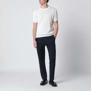 PT TORINO Slim-fit Cotton-blend Trousers