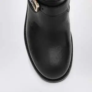 Dolce & Gabbana Leather Boot With Buckles