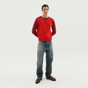 1989 STUDIO Color Blocked Crewneck Pullover