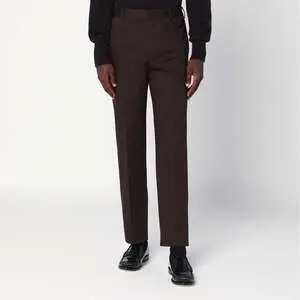 PT TORINO Cotton Trousers - Brown