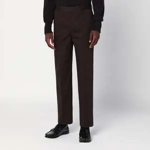 PT TORINO Cotton Trousers - Brown