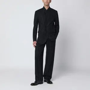 Dolce & Gabbana Striped Wool-blend Single-breasted Jacket