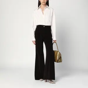 FERRAGAMO Flared Trousers - Brown