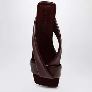 Bottega Veneta Riva Flat Mules - Red