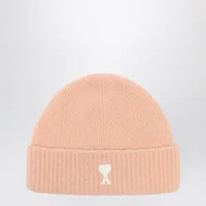 Ami Ami De Coeur Wool Beanie Pink