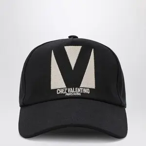 Valentino Garavani Chez Baseball Cap - Black