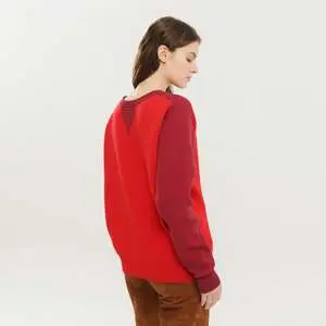 1989 STUDIO Color Block Crew Neck Pullover
