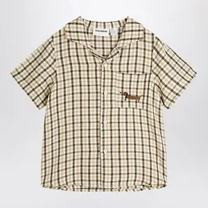MINI RODINI Shirt With A Checkered Pattern