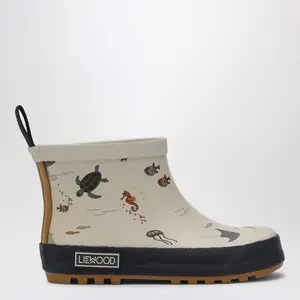 Women's Beige Rain Boots