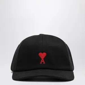 Ami Logo Baseball Cap - Black