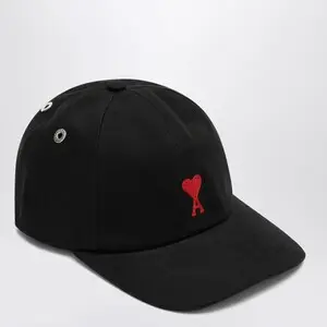 Ami Logo Baseball Cap - Black
