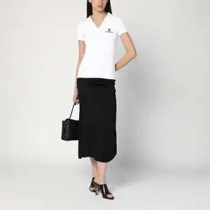 Balenciaga Short-sleeve Nano Bb Tank Top - White