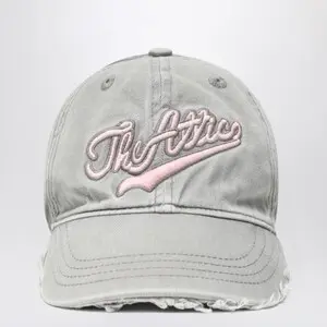 Attico Cotton Baseball Cap - Grey