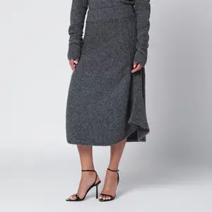 ENTIRE STUDIOS Wool-blend Midi Skirt