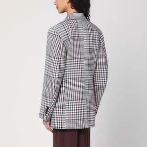 Bottega Veneta Double-breasted Checkered Jacket