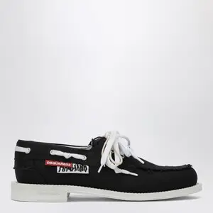 MAGLIANO X D2 Fabric Boat Shoes - Black