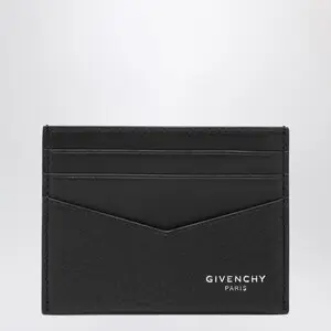 Givenchy Smooth Leather Card Holder - Black
