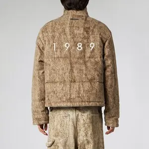 1989 STUDIO Flock Denim Puffer Jacket