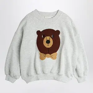 MINI RODINI Bear Chenille Sweatshirt