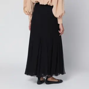 Chloé Silk Muslin Maxi Skirt