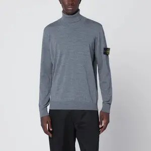 Stone Island Wool Turtleneck Sweater