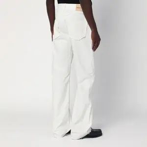 Alexander McQueen Cotton Denim Trousers