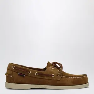 SEBAGO Portland Artisan Suede Loafer Beige